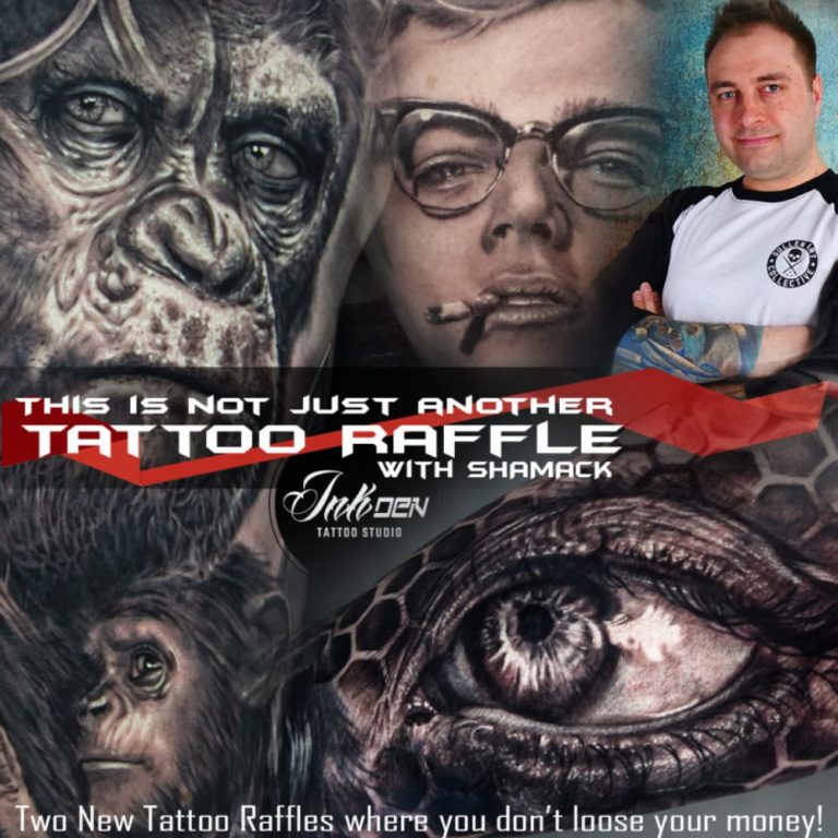 Tattoo voucher Raffle - Inkden Tattoo Studio